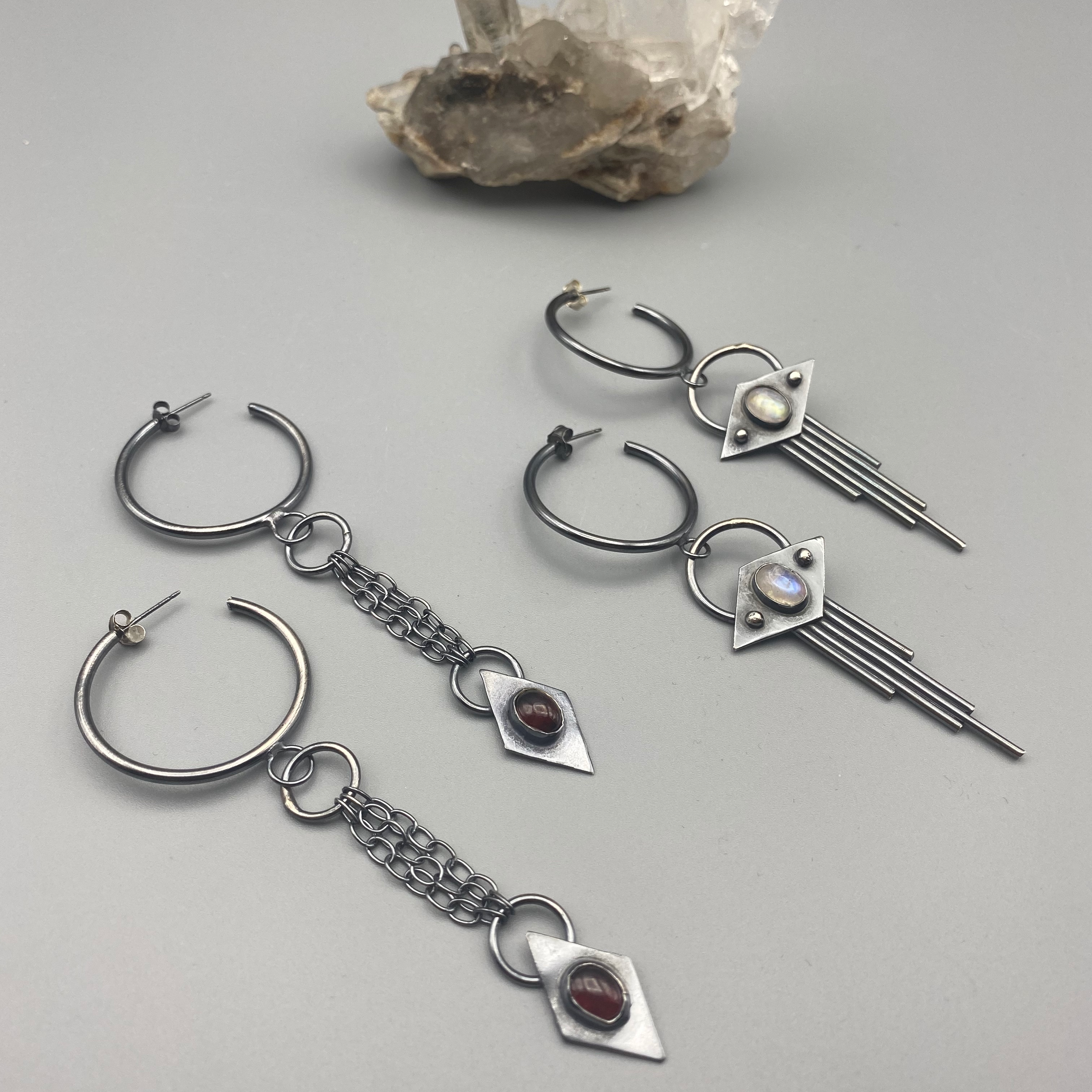 earrings – made in orbit